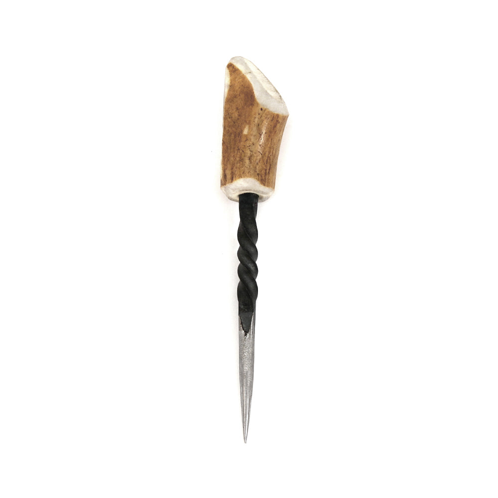 Hand Forged Antler Awl – Coalcracker Bushcraft
